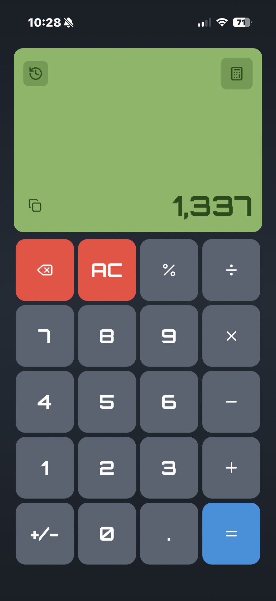 1337 Calc - The Only Calculator You'll Ever Need